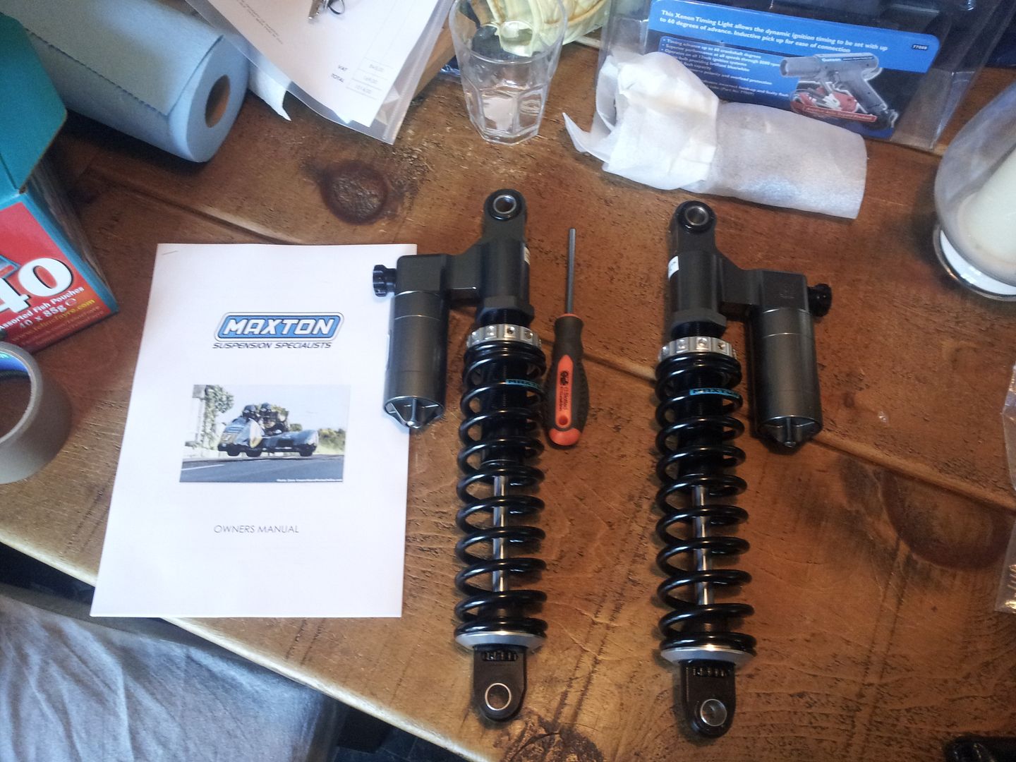 Maxton Piggy backs WR26 !!!!! | Triumph Rat Motorcycle Forums