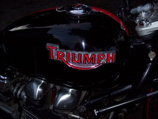 Its All Gone Red And Black For My Thruxton!!! | Triumph Rat Motorcycle ...